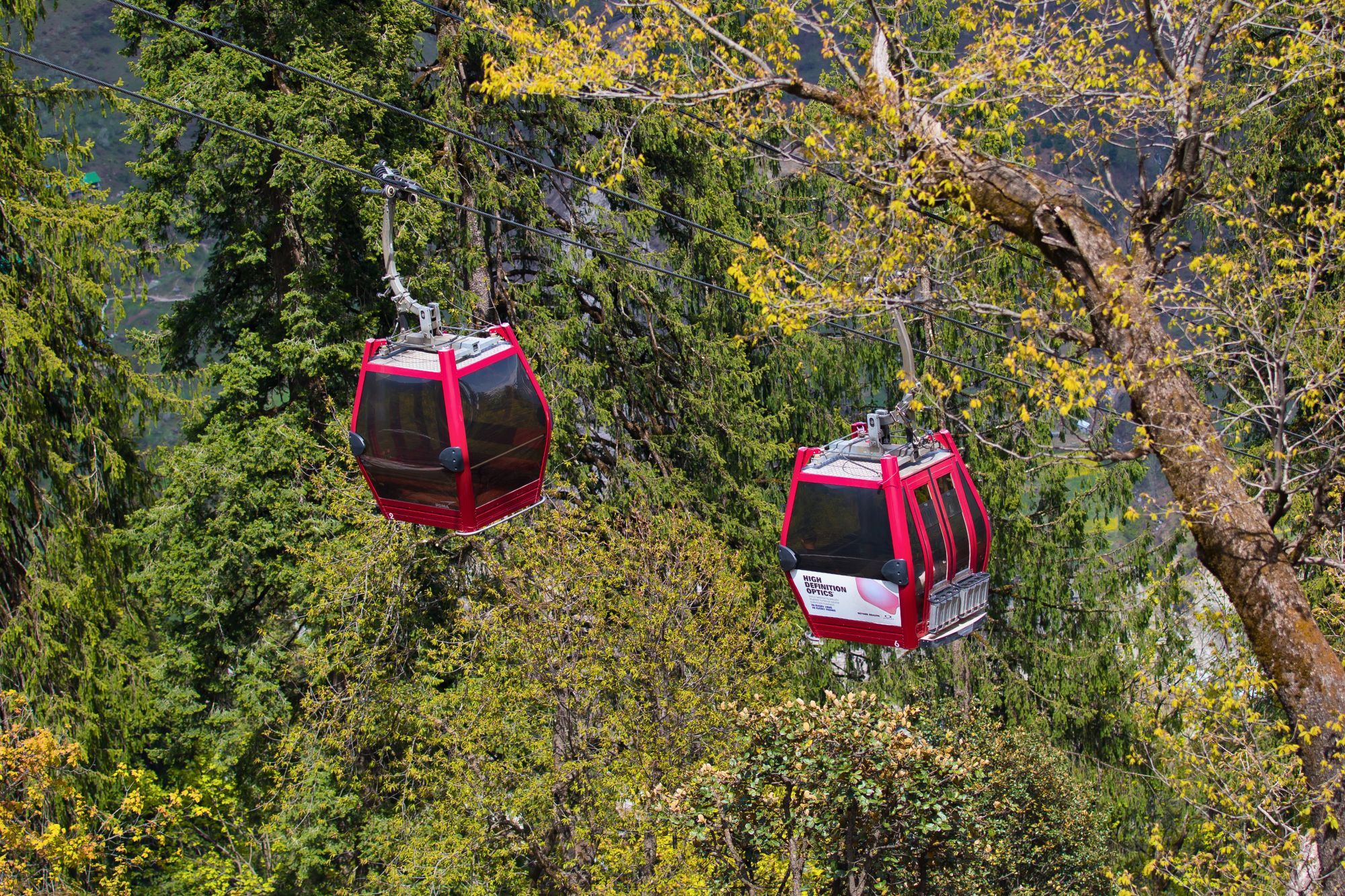 Manali ropeway at solang valley